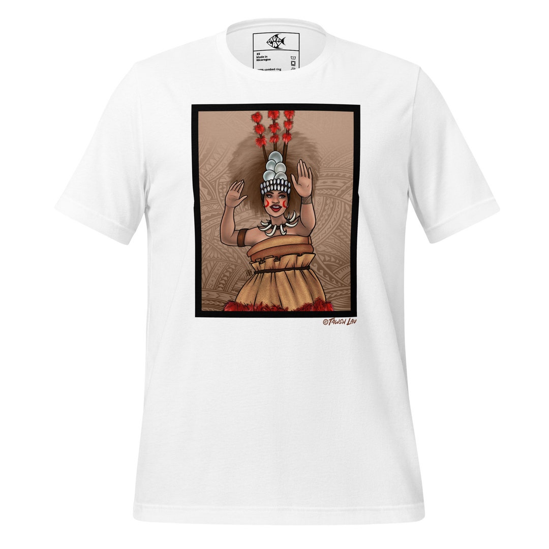 Samoan Taupou Design Teine Samoa Art Short-sleeve Unisex T-shirt - Etsy
