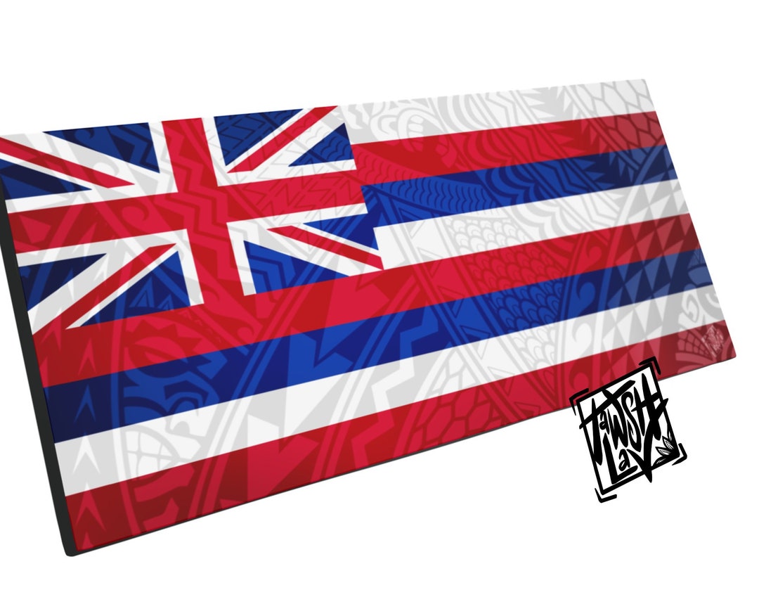 Hawaiian Flag Ka Hae Hawaii Artwork on Canvas - Etsy