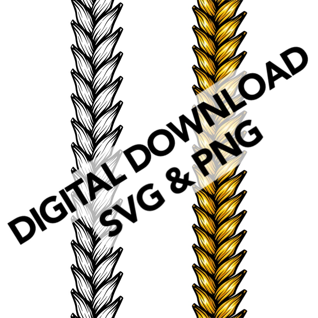 Commercial Use Personal Use Ula Fala Patterns Black Outline & Gold ...