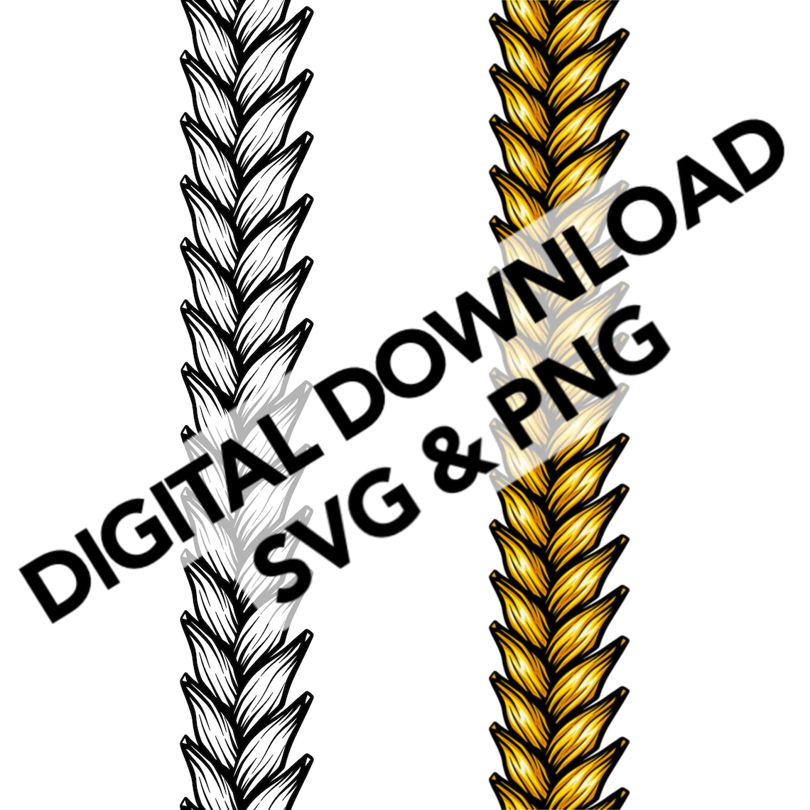 Commercial Use Personal Use Ula Fala Patterns Black Outline & Gold ...