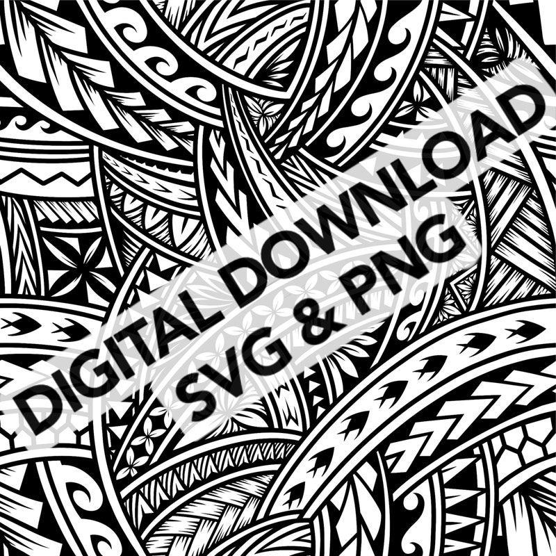 Samoan Pattern - Etsy New Zealand