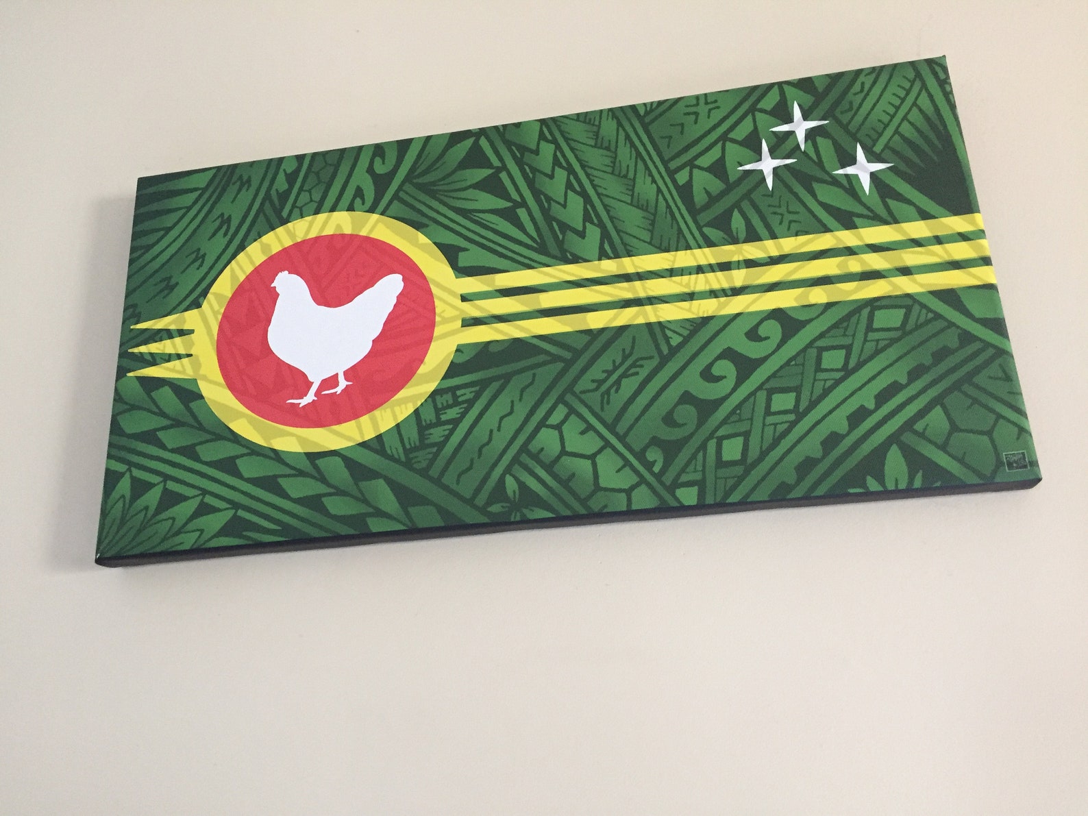 Manua Samoa Flag Artwork - Etsy