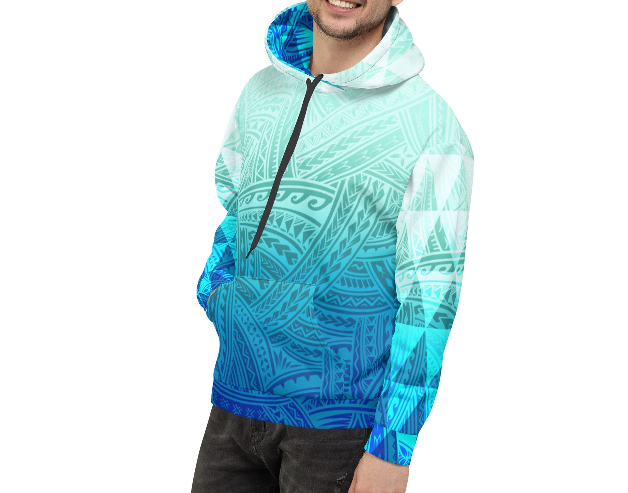 Polynesian Tribal Triangle Designs Unisex Hoodie - Etsy