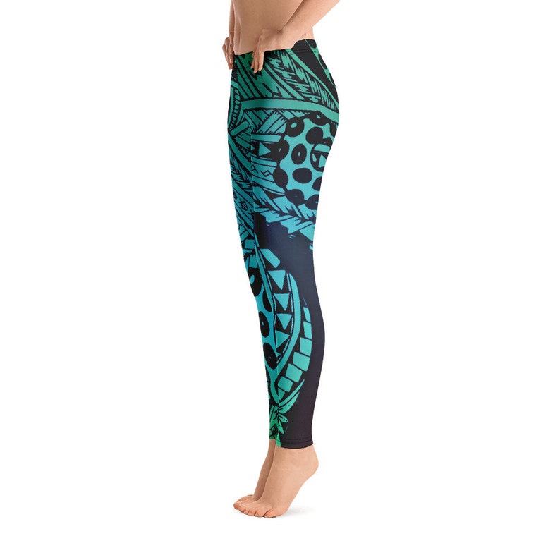 Samoan Art Octopus Womens Leggings W/ Designs & Tentacles - Etsy
