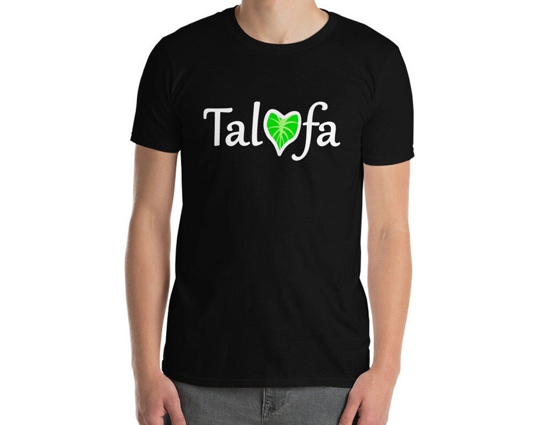 Talofa Taro Leaf Design Samoan Greeting Short-sleeve Unisex T-shirt - Etsy
