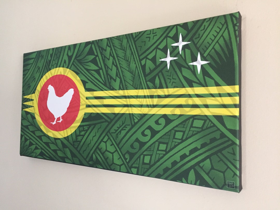 Manua Samoa Flag Artwork - Etsy