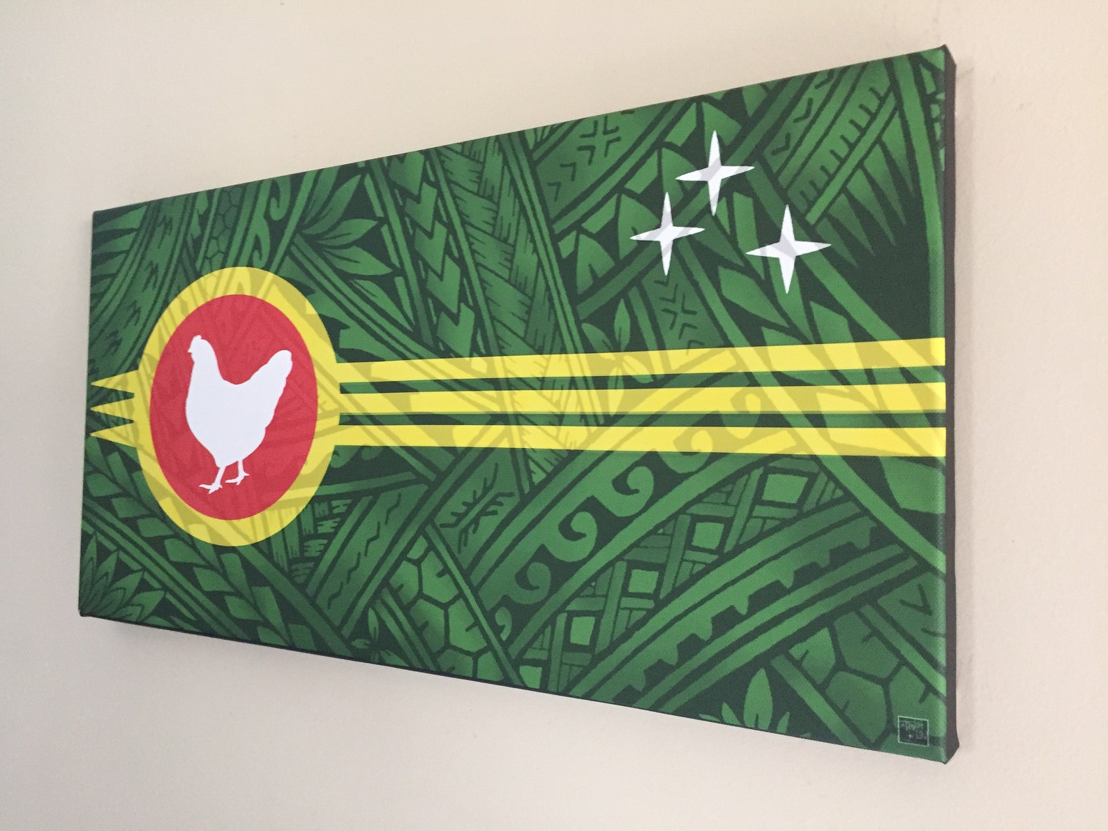 Manua Samoa Flag Artwork - Etsy