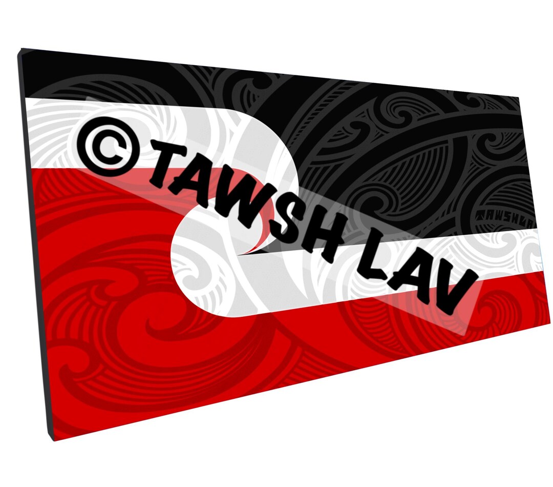 Maori Samoa Flag Aotearoa Design Canvas Artwork - Etsy