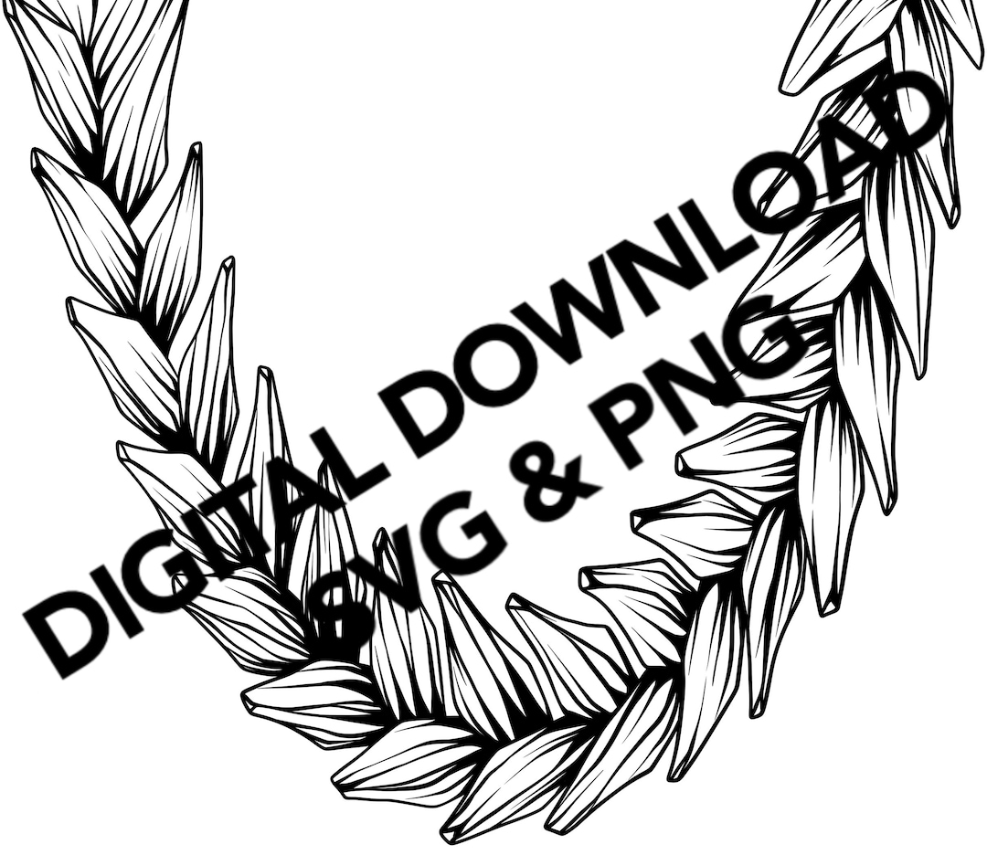 Commercial Use Personal Use 2 Designs Ula Fala Lei Samoan Necklace Art ...