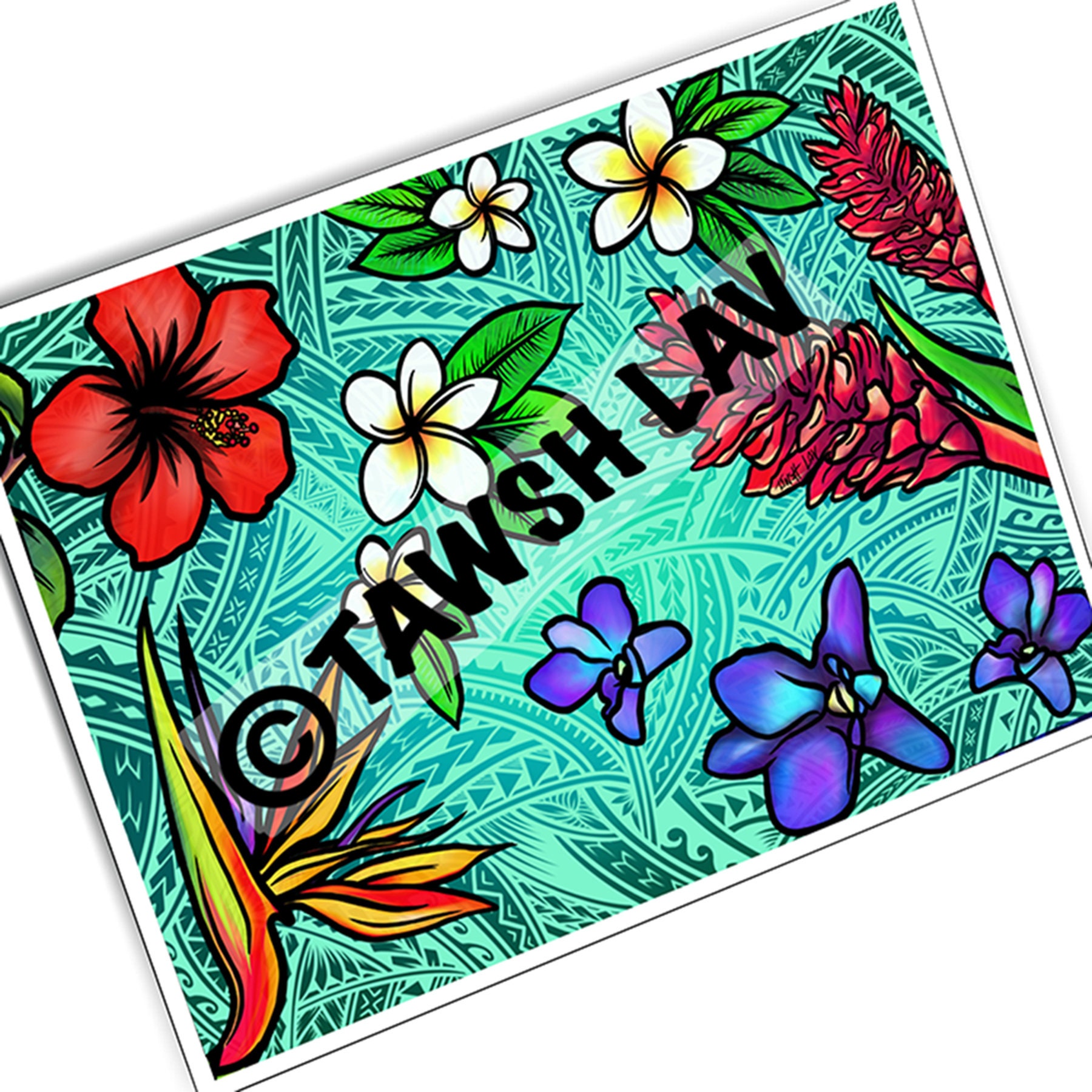 Tribal Island Flowers