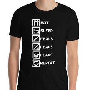 Samoan Life Eat Sleep Feaus Repeat Shirt Polynesian Design - Etsy