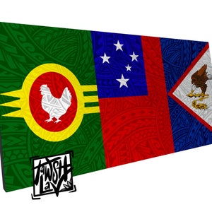 Samoan Islands Independent American Samoa Manua Tutuila Mixed Flag ...
