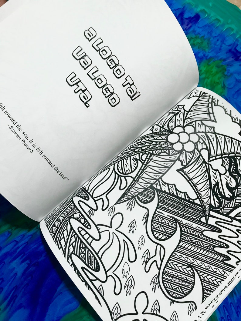 Coloring Book of Polynesian Art Designs - Etsy