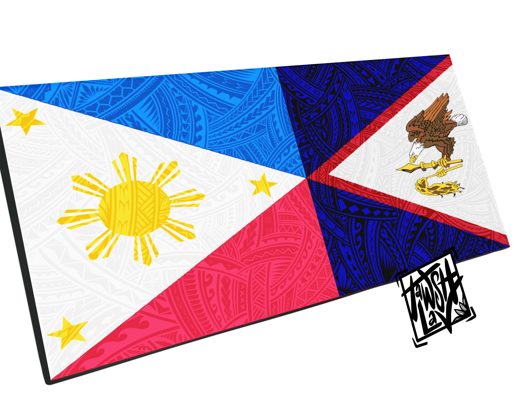Tribal Philippine Flag Logo
