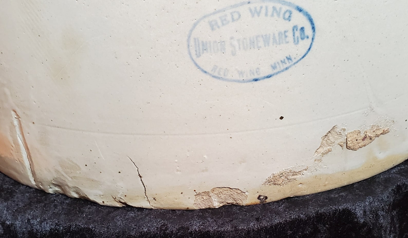 Vintage Red Wing 10-gallon Crock, Large Wing, Farmhouse Decor - Etsy