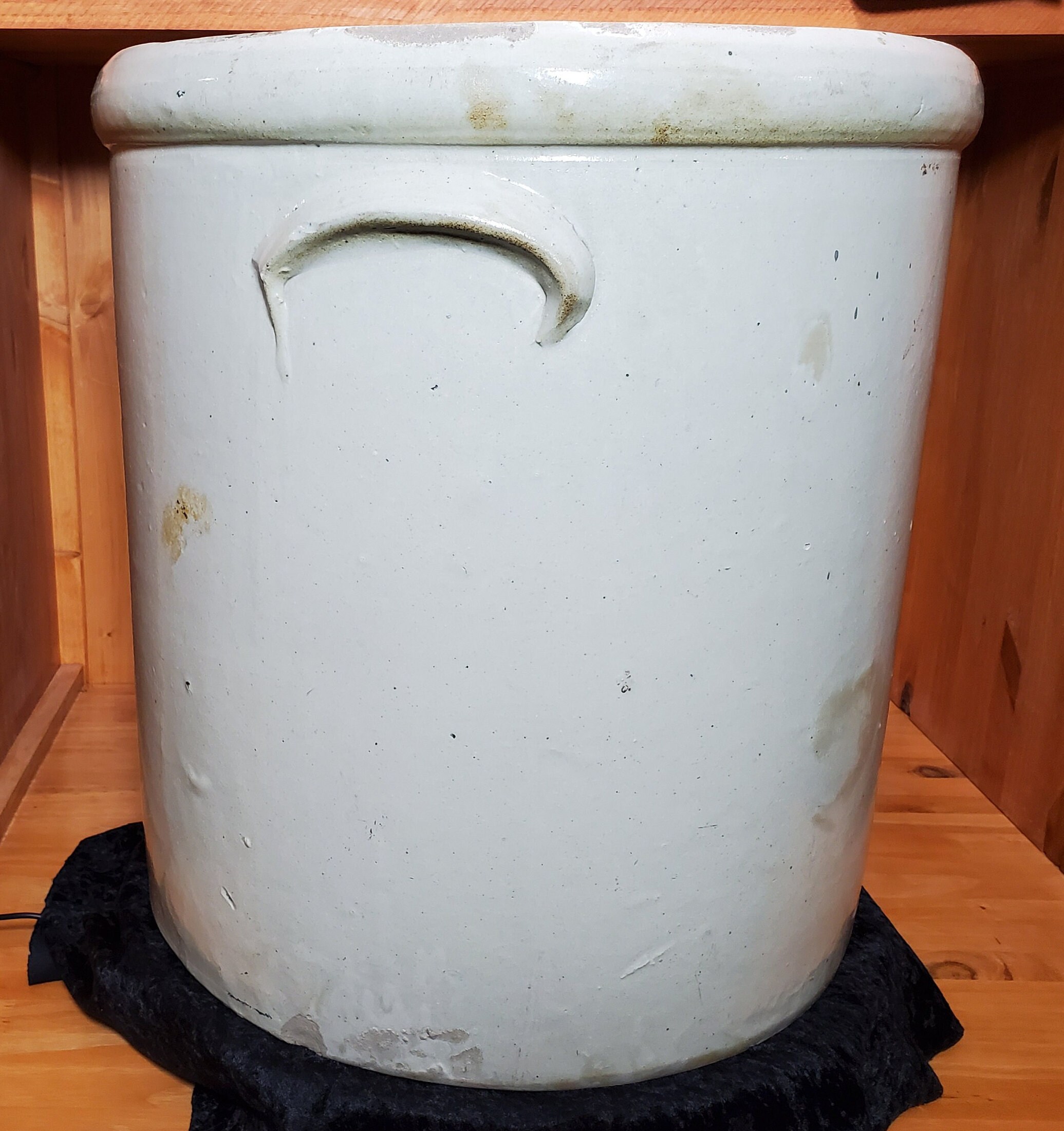 Red Wing 10 Gallon Crock, Union Stoneware Birch Leaf Decor - Etsy