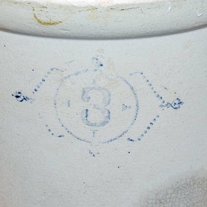 Vintage 3 Monmouth Pottery Stoneware Salt Glaze Crock Circa 1894 1905 - Etsy