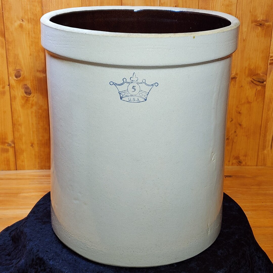 Vintage 5 Ransbottom crown Crock Circa 1900 1920 - Etsy