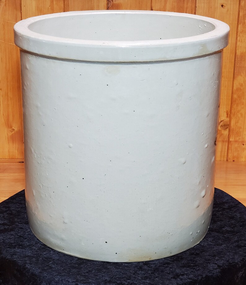 Red Wing 4 Gallon Crock Elephant Ear Bottom Signed Farmhouse Decor ...