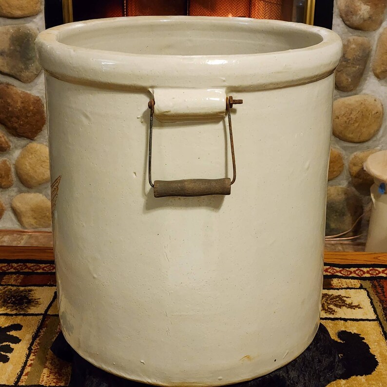 12 Gallon Red Wing Crock With 6 Wing With Handles Circa - Etsy