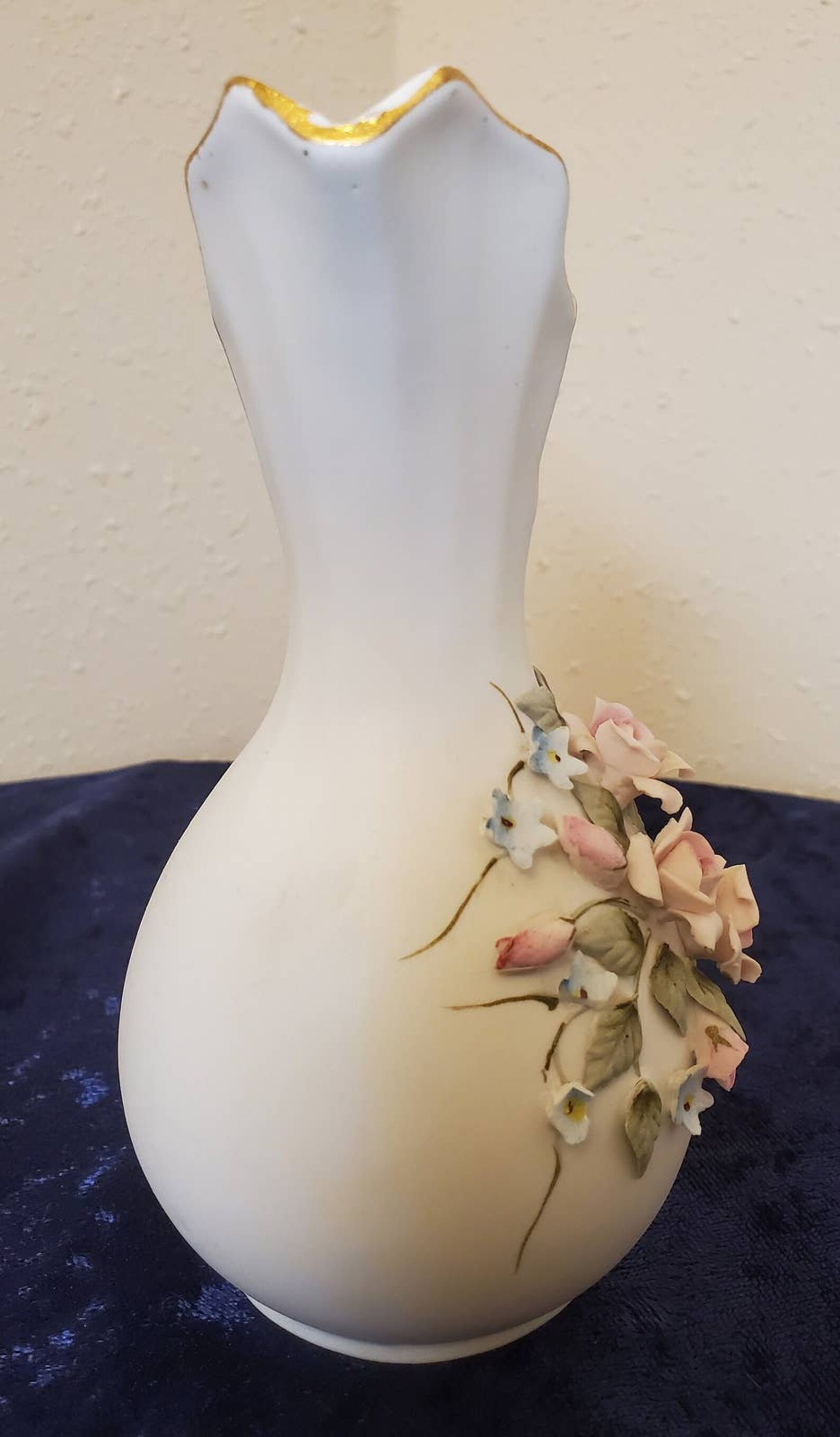 Vintage Lefton Pitcher 839 With Applied Roses Circa 1950's - Etsy