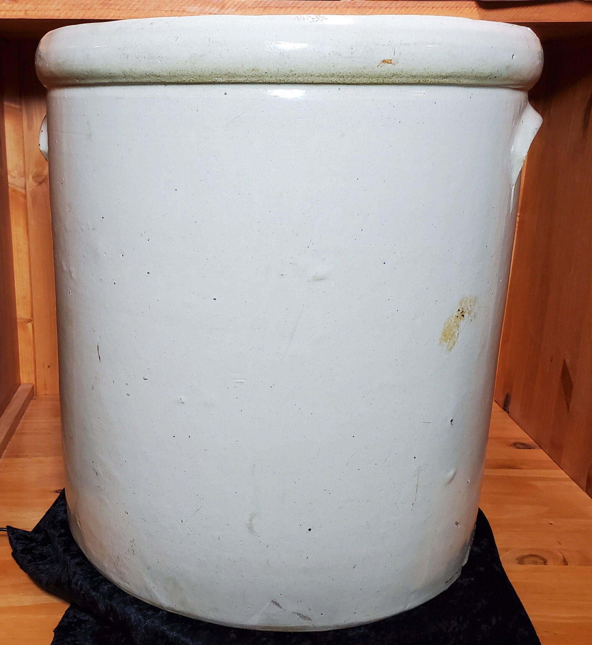Red Wing 10 Gallon Crock, Union Stoneware Birch Leaf Decor - Etsy