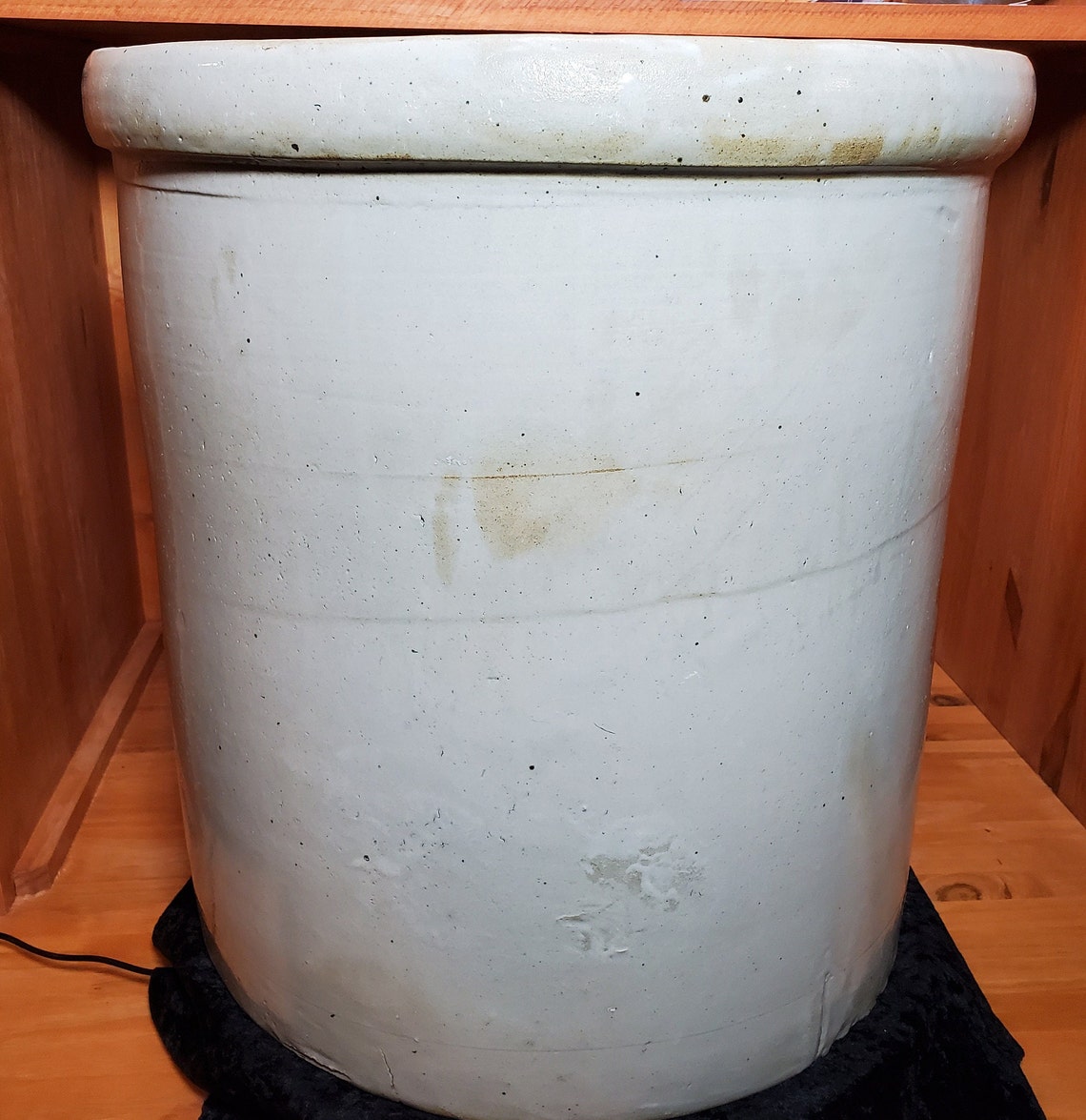 Red Wing 10 Gallon Crock Union Stoneware Large Wing Cobalt Blue ...