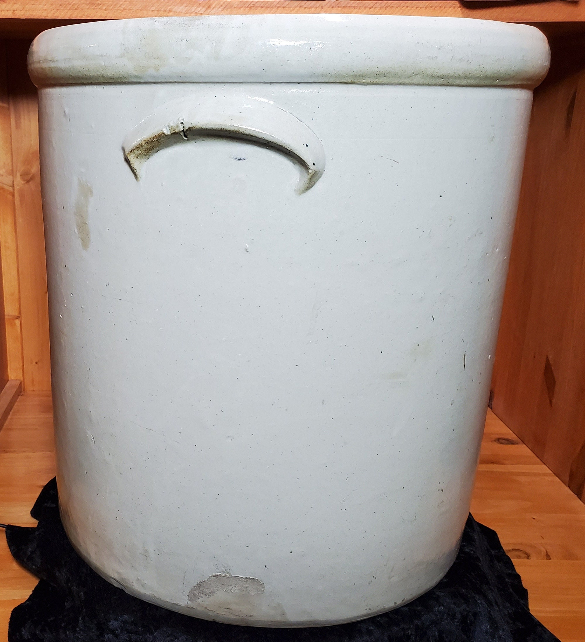 Red Wing 10 Gallon Crock, Union Stoneware Birch Leaf Decor - Etsy