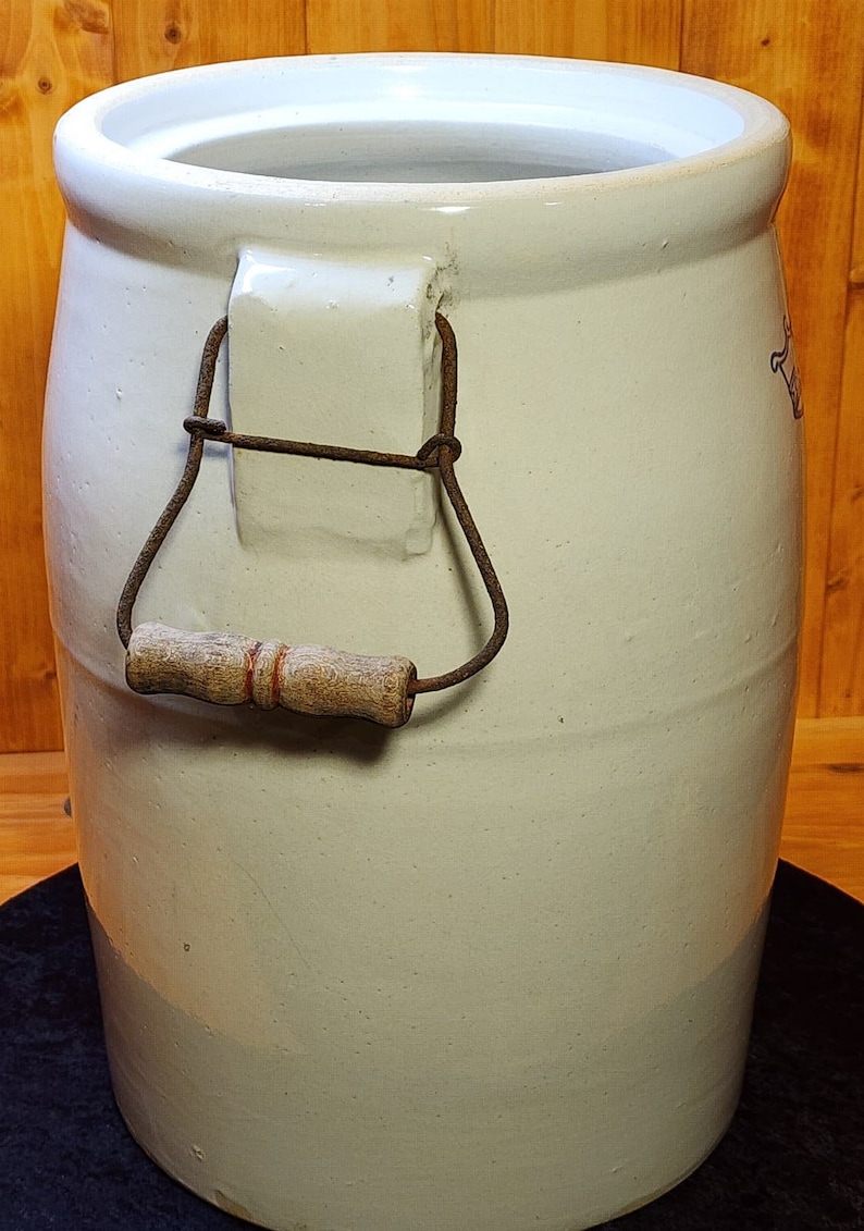 Robinson Ransbottom 3 Gallon Food Jar Crown RRP Cobalt Blue Farmhouse ...