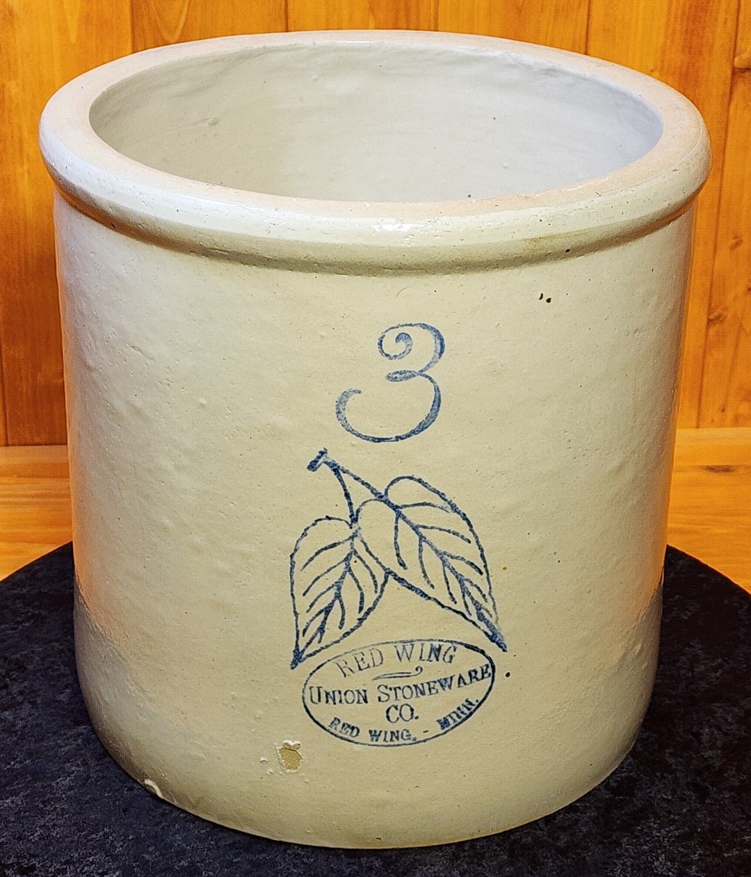 Red Wing 3 Gallon Birch Leaf Ski Oval Circa - 1906 - 1915 - Etsy