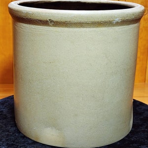 Stoneware 2 Gallon Crock Unmarked Farmhouse Decor Circa Late 1800s to ...