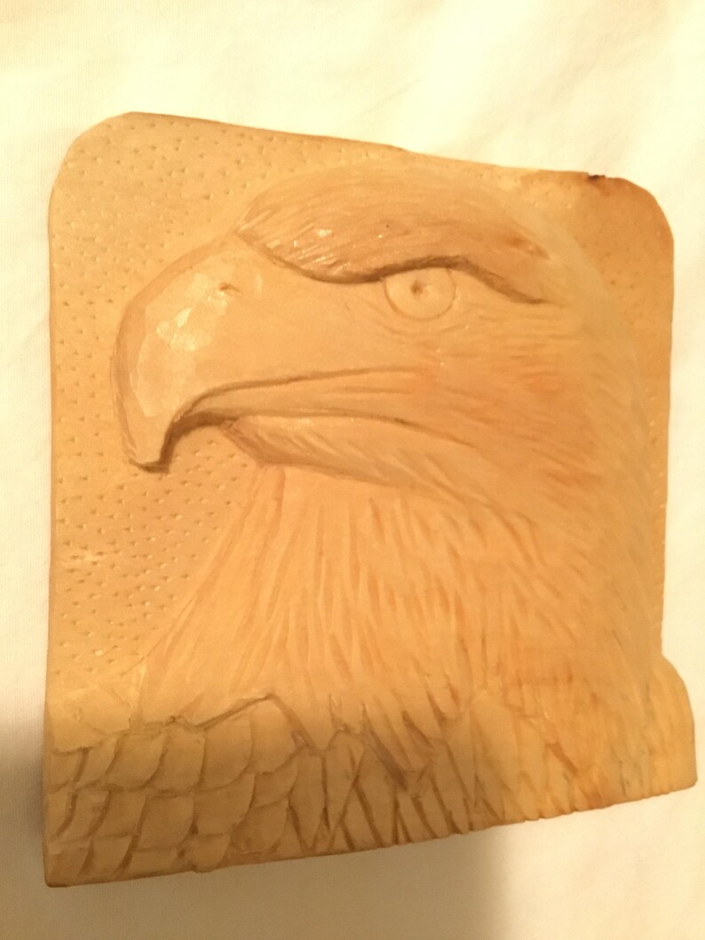 American Bald Eagle Wood Carving - Etsy