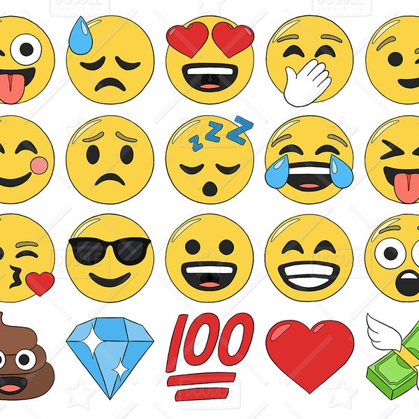 Emoji Stickers - Etsy