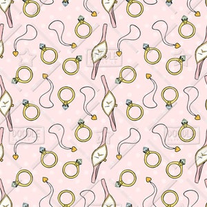 Girly Digital Paper Pack, Seamless Pattern, Girly Texture, Girl ...