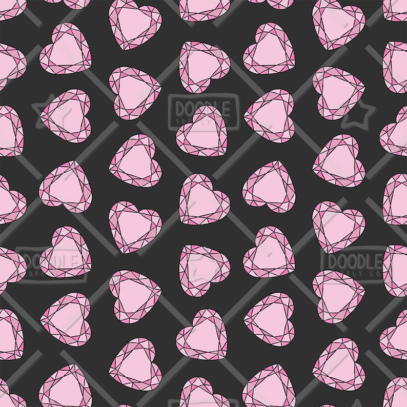 Girly Digital Paper Pack Seamless Pattern Girly Texture - Etsy