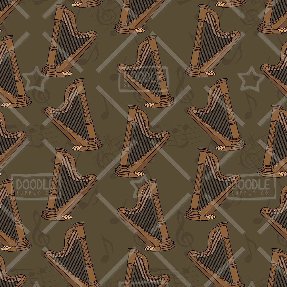 Classical Music Digital Paper Pack Seamless Pattern Musical | Etsy