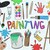 Doodle Painting Vector Pack, Art Clipart, Hobby Clipart, Painter ...