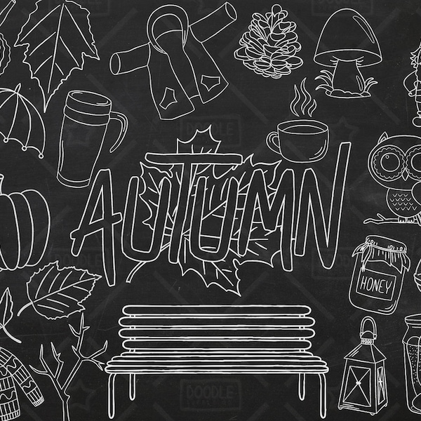 Fall Chalkboard Art - Etsy