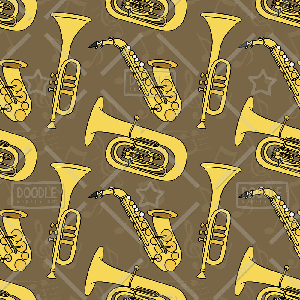 Classical Music Digital Paper Pack Seamless Pattern Musical | Etsy