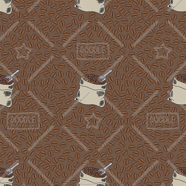 Coffee Digital Paper Pack Seamless Pattern Coffee Texture - Etsy