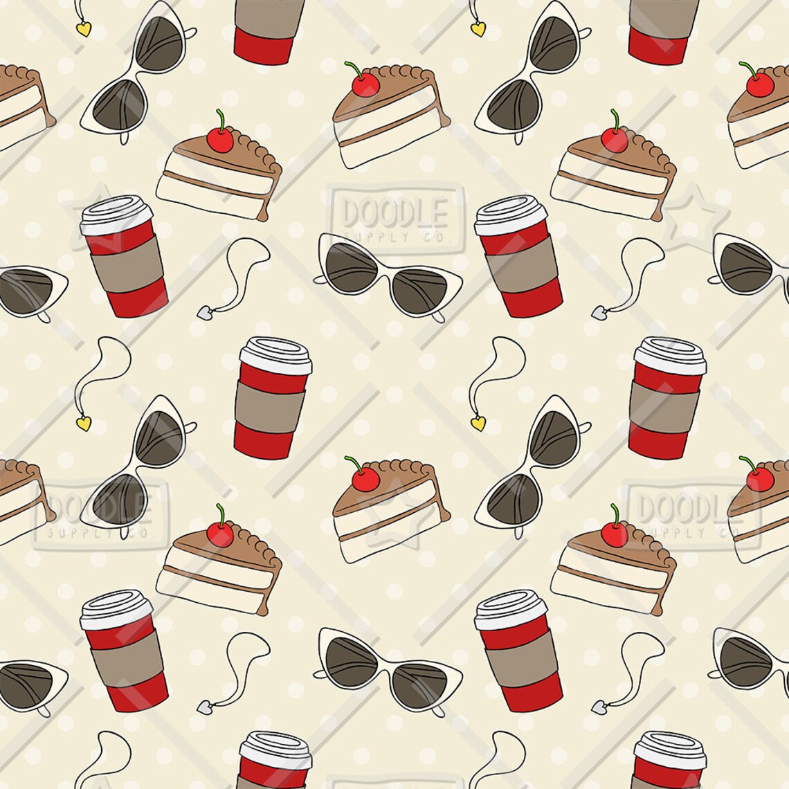 Girly Digital Paper Pack Seamless Pattern Girly Texture - Etsy