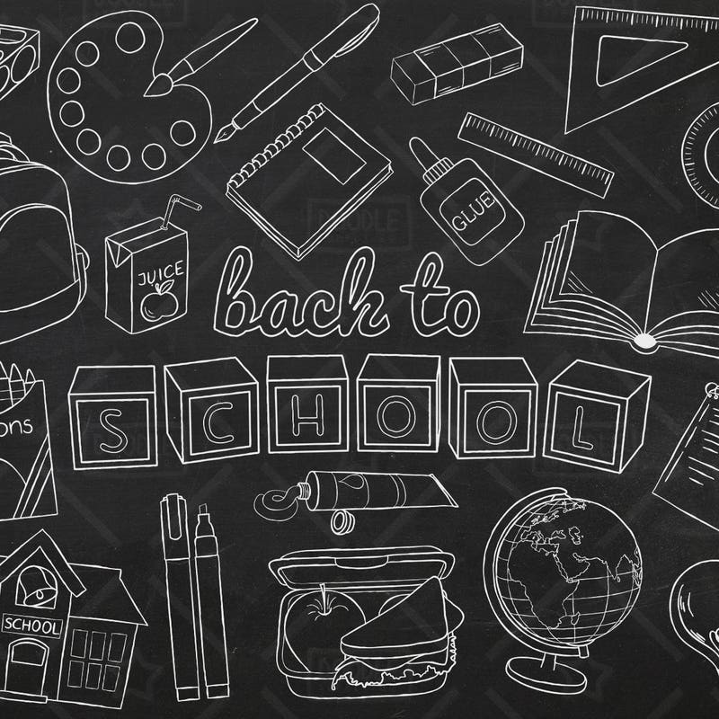 Chalkboard Clip Art - Etsy