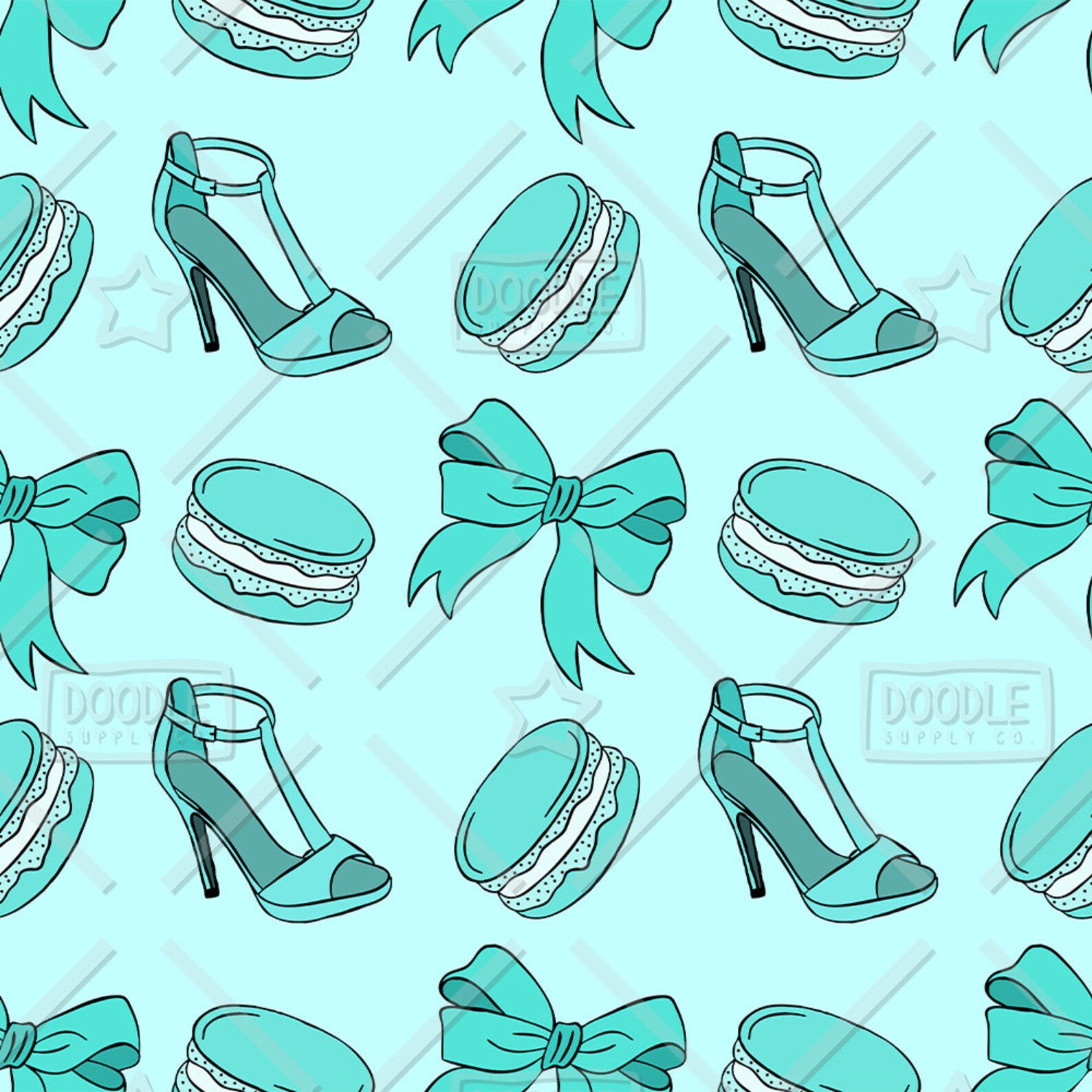 Paris Digital Paper Pack, Seamless Pattern, Paris Texture, Gems Pattern ...