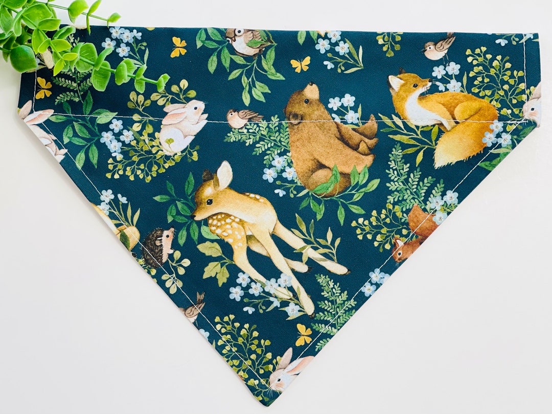 Dog Bandana - Cat Bandana - Over the Collar - Dog Scarf - Handkerchief ...