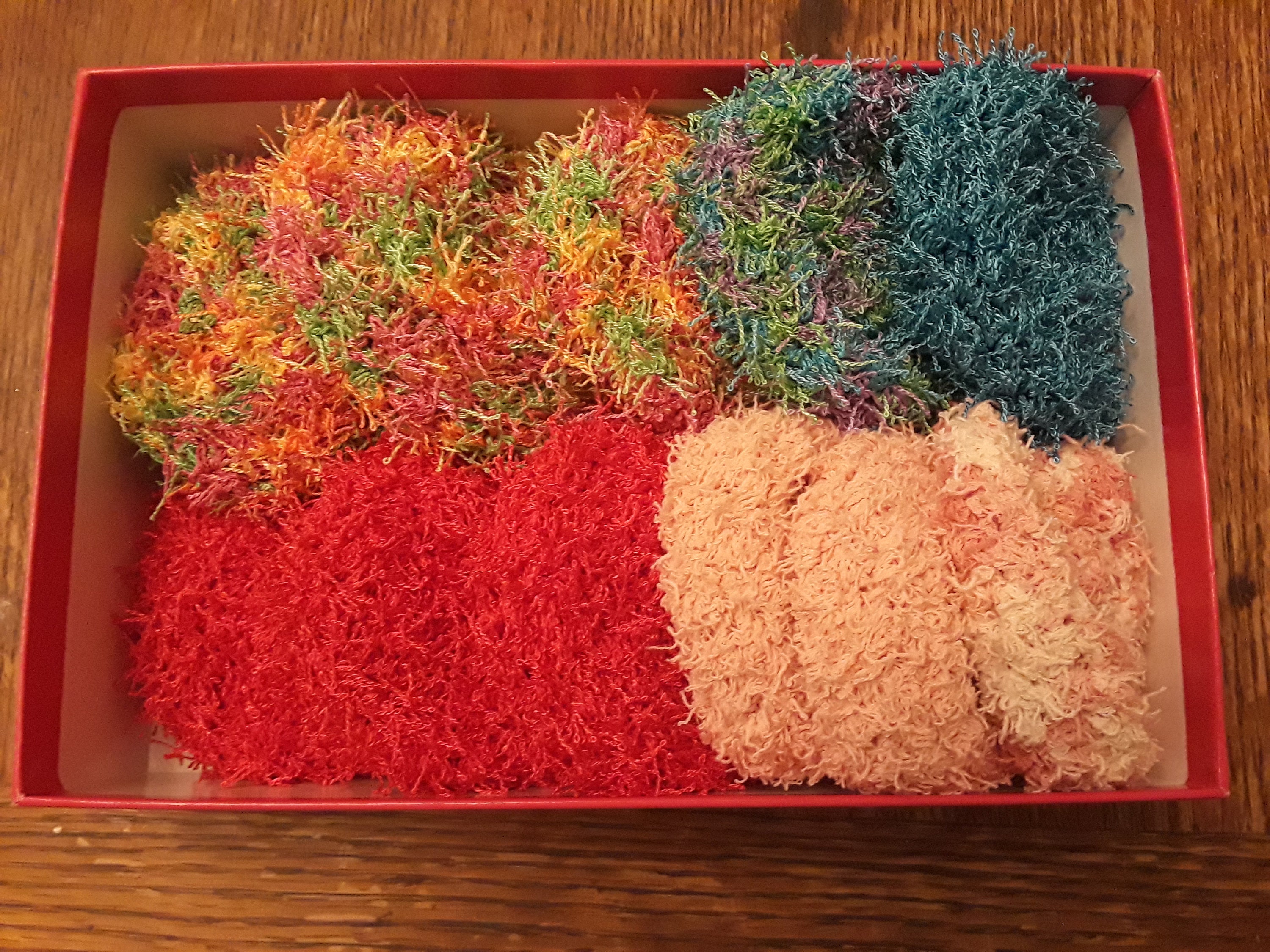 Colorful Dish Scrubby Set - Etsy
