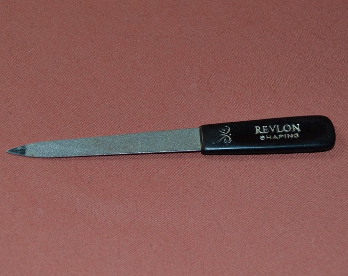 Vintage 1950s Revlon Nail File Emery Board Manicure Vintage Beauty ...
