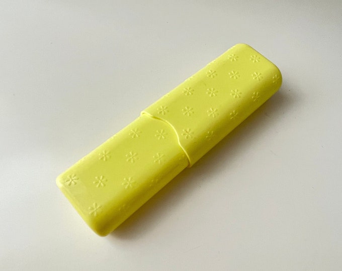 RARE Vintage 1970s Tampax Tampon Holder Yellow Floral Plastic 70s - Etsy