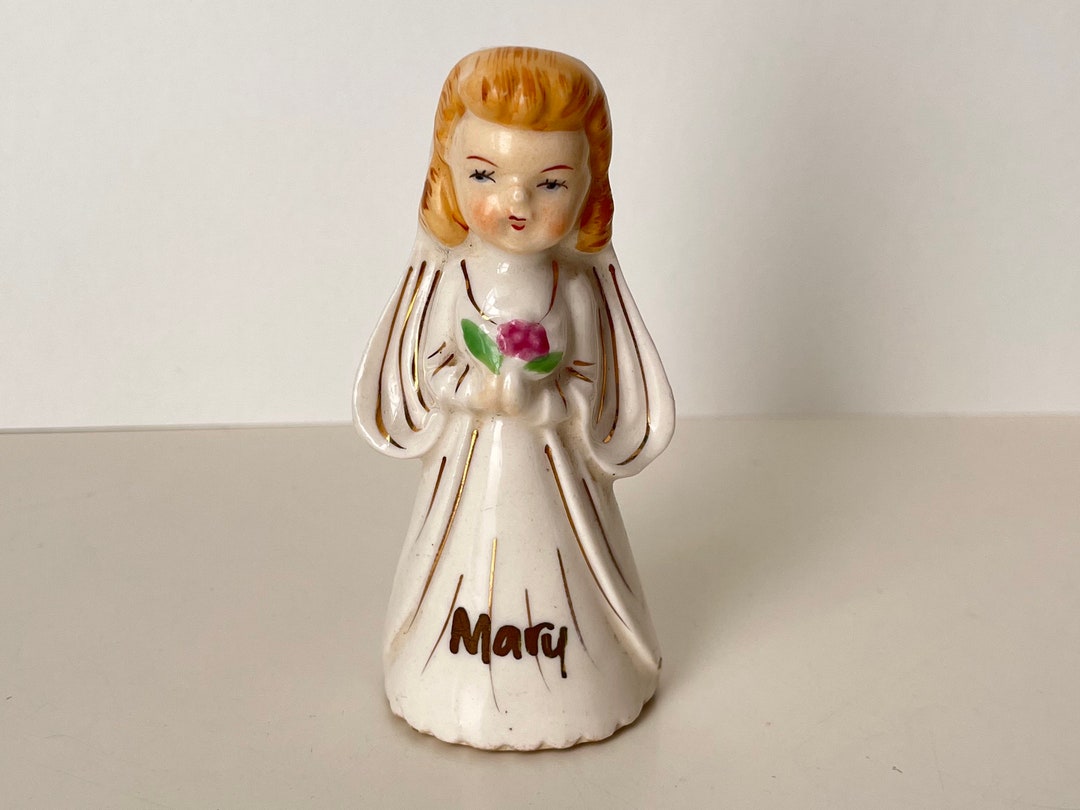 Vintage Bride Salt Shaker: 1950s Ceramic Bridal Figurine - Etsy