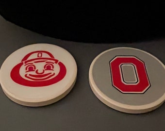 Ohio State University Coasters - Etsy