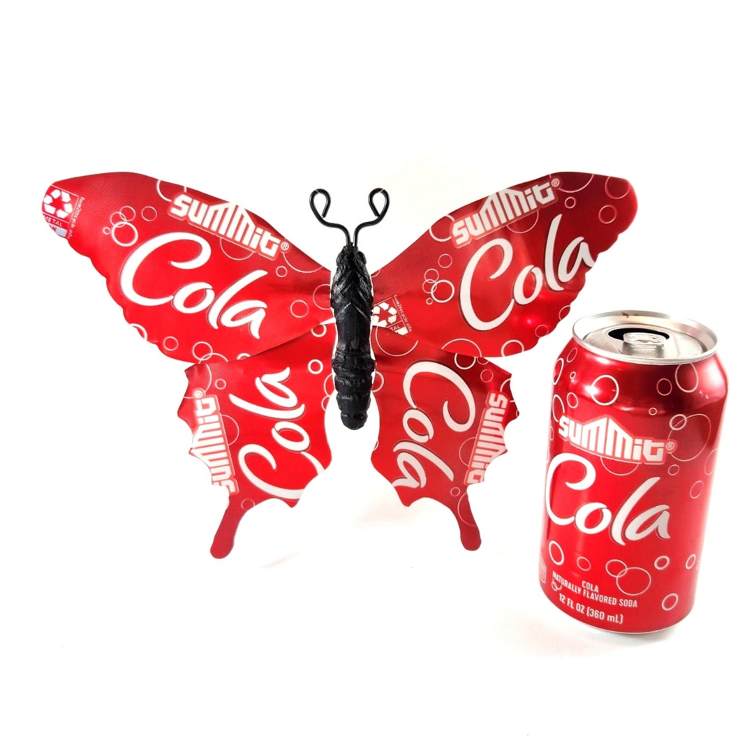 Summit Cola Recycled Aluminum Can Butterfly - Etsy